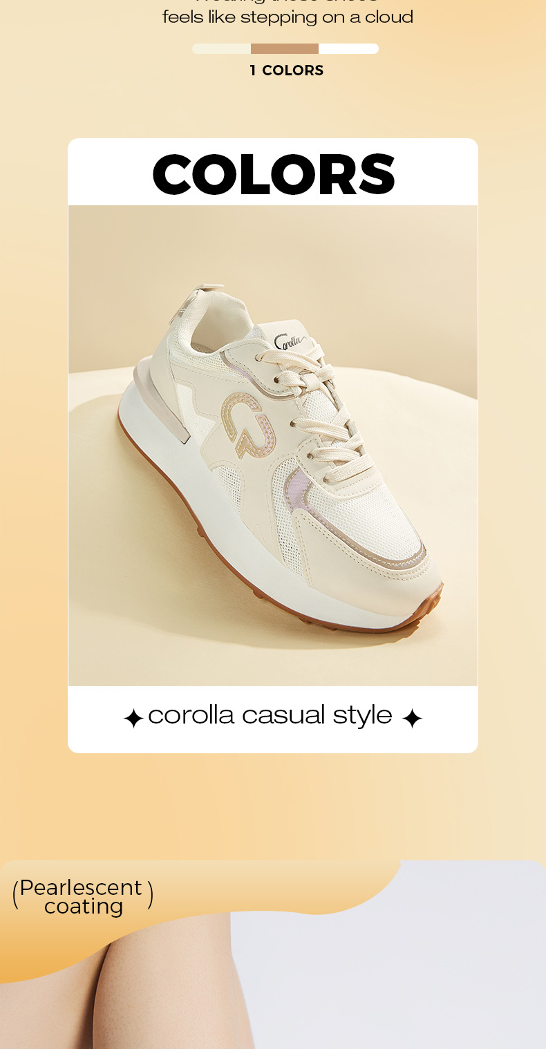 COROLLA white sneakers shoes for women korean style running shoes for ...