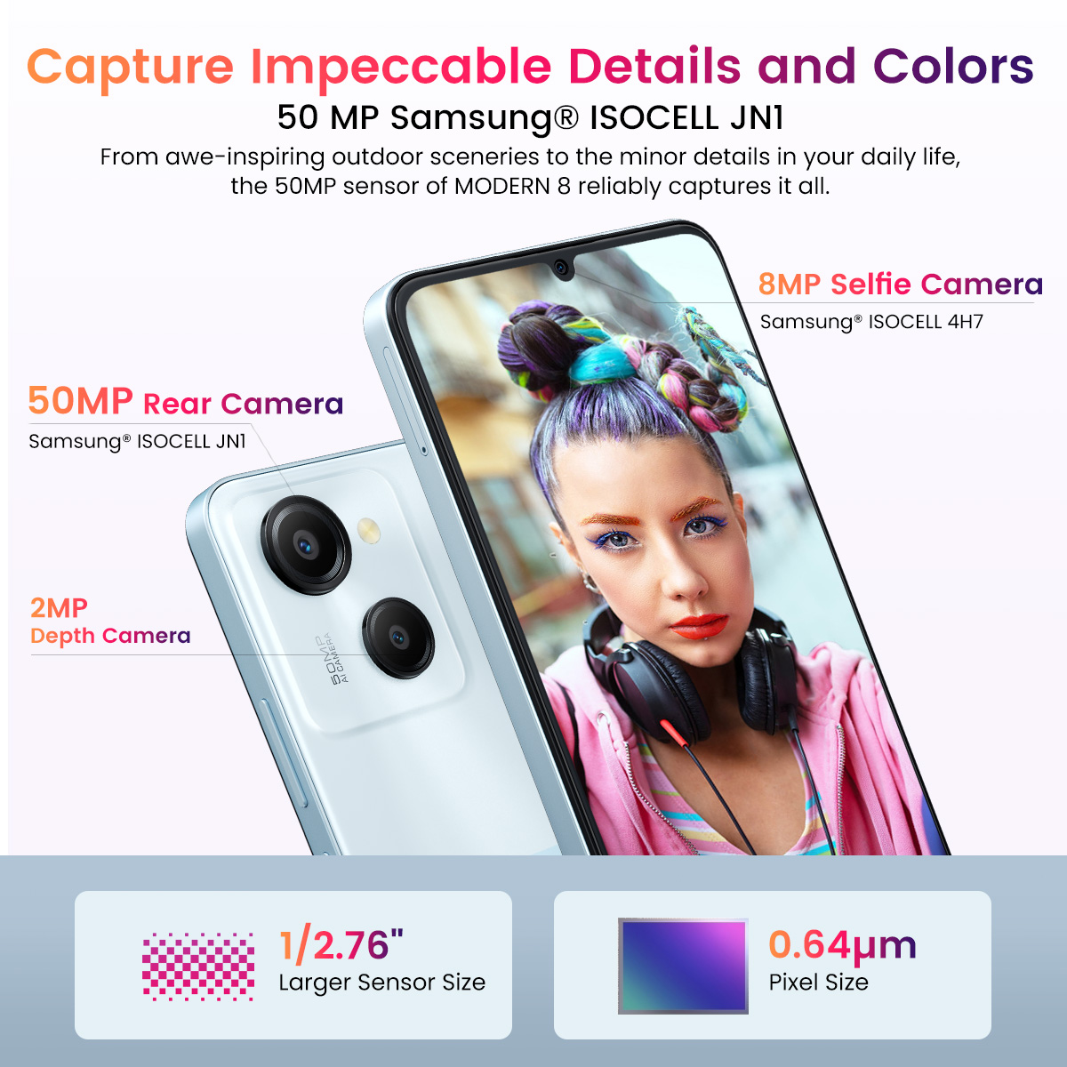 Blackview Oscal Modern 8 smartphone,16GB RAM (8GB + 8GB expansion ...