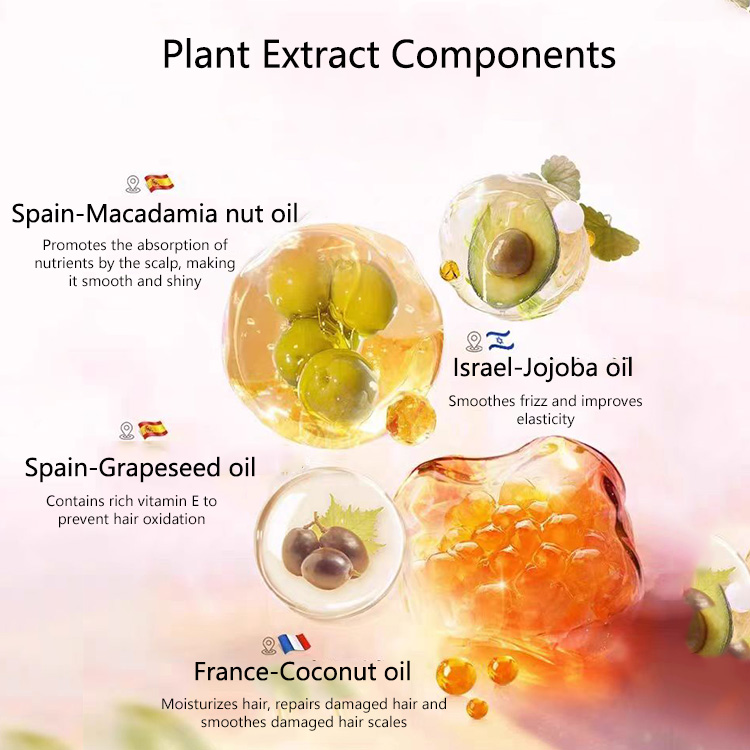 [Ready Stock]HANBOLI Hair care essential oil spray 80ml anti-frizz ...