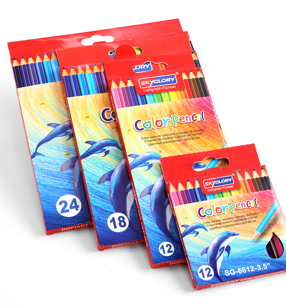 Color Pencils Children Students Painting Brushes Art Students Color ...