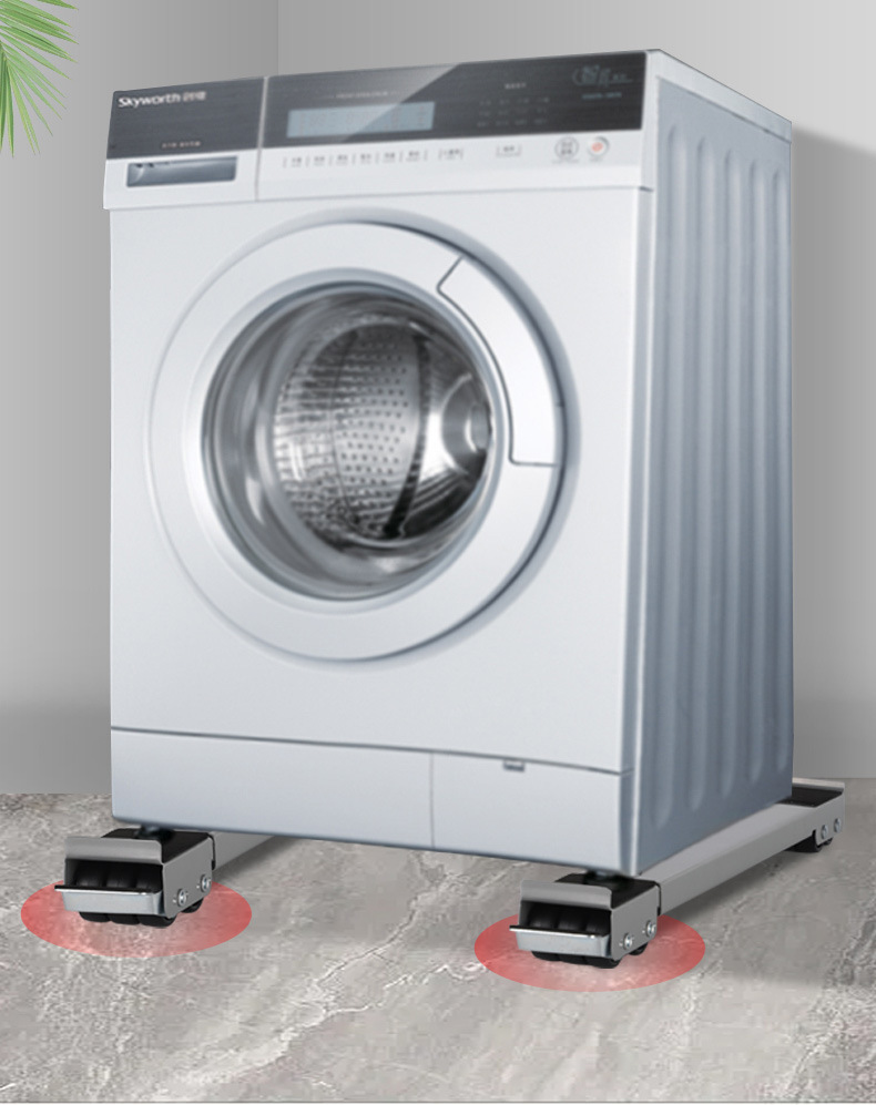 Ottlife 2PCS Washing Machine Mobile Base Stand Mobile Roller Universal ...