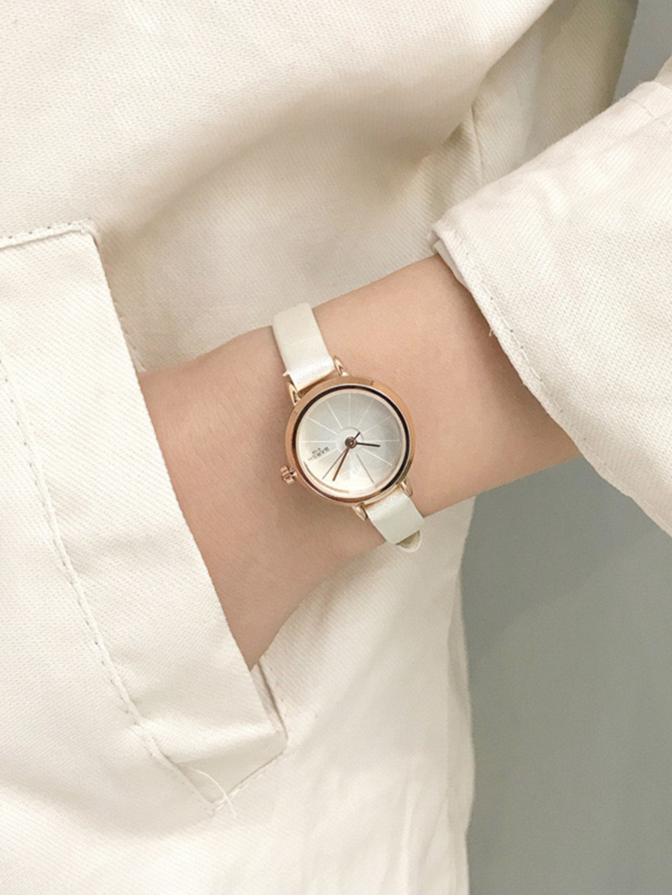 Korean Niche Watch Female Small Dial ins Style Simple Temperament ...