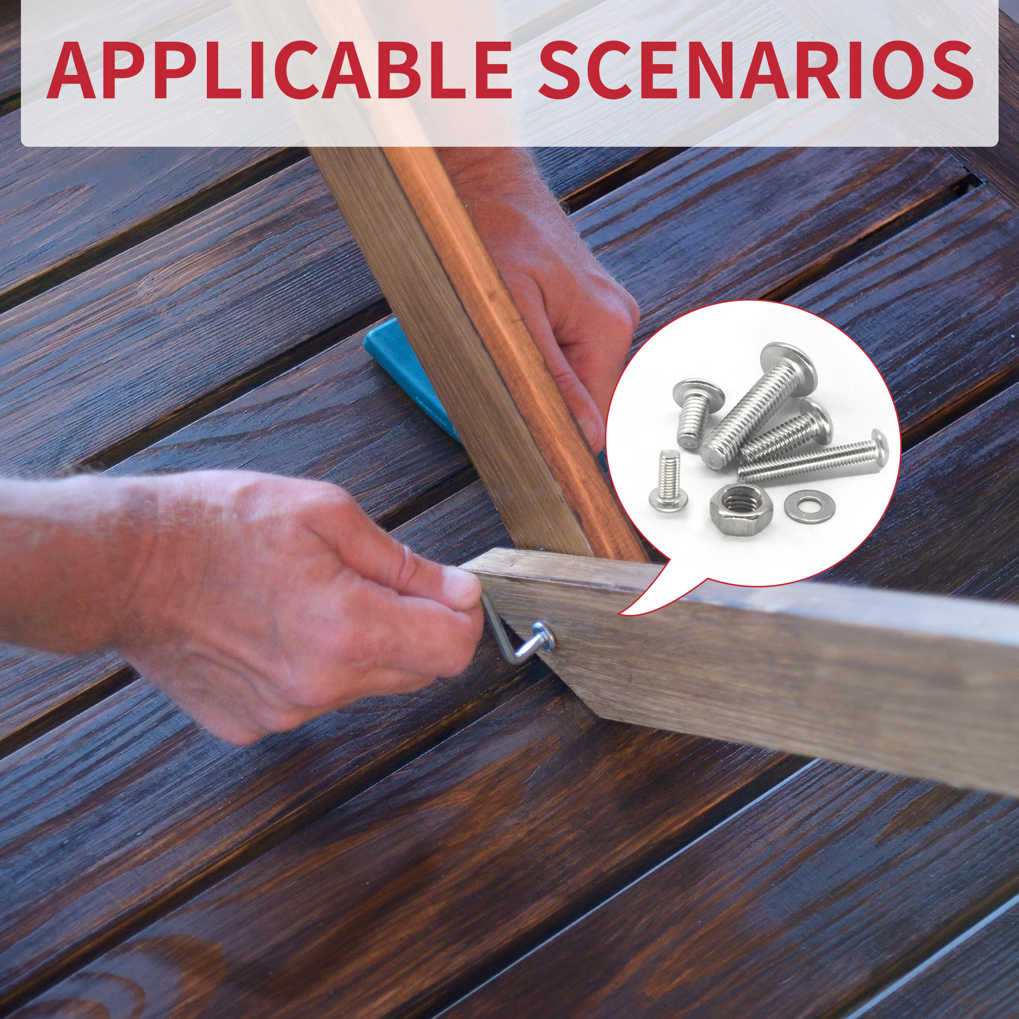 342pcs M5 M4 M3 Button Head Socket Cap Screws Bolts Nuts Washers Assortment Kit 304 Stainless