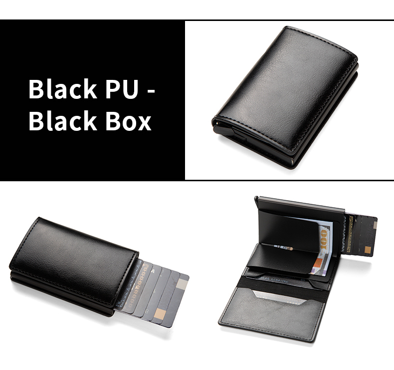 Slim RFID Blocking Wallet For Men - Anti-Theft Credit Card Holder With ...
