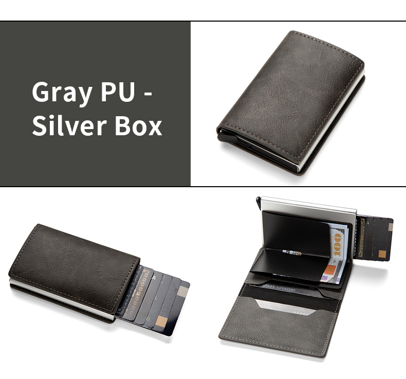 Slim RFID Blocking Wallet For Men - Anti-Theft Credit Card Holder With ...