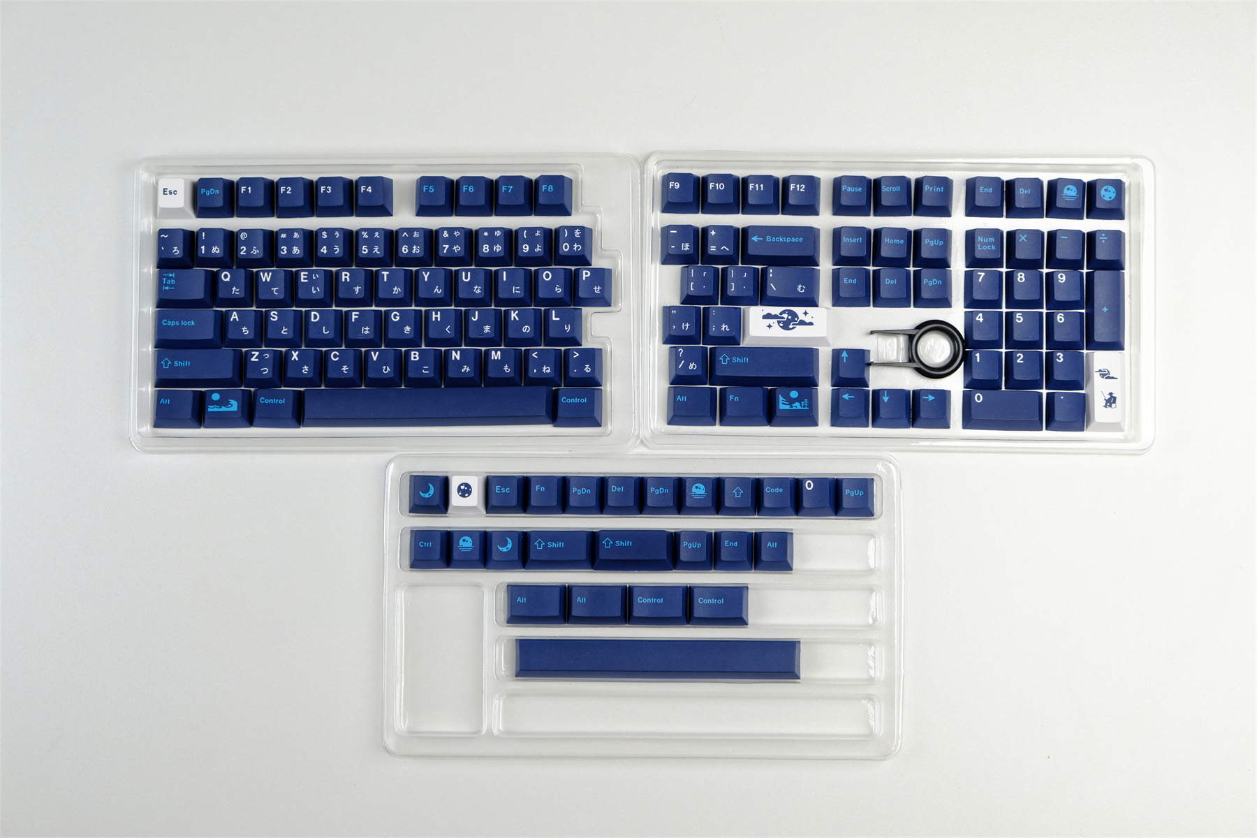GMK Blue Moon Keycaps PBT Dye-sub Cherry Profile Keycap Custom Keycaps ...