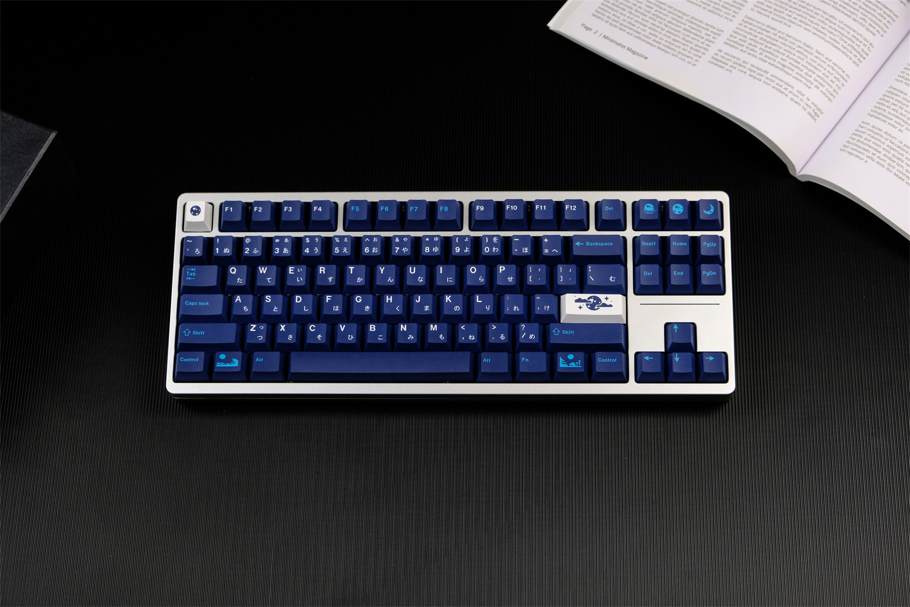 GMK Blue Moon Keycaps PBT Dye-sub Cherry Profile Keycap Custom Keycaps ...