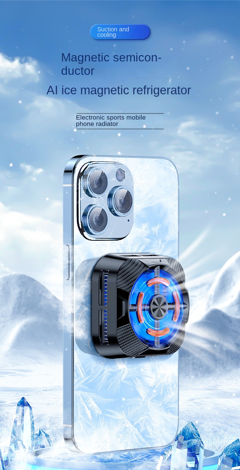 Upgrade Phone Cooler for Gaming Semiconductor Cooler Powerful Cooler ...