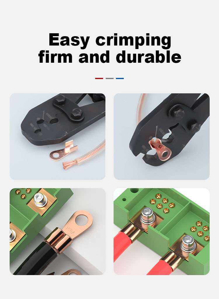 50PCS Copper Battery Cable Connector Terminal Open Lugs Wire Terminals ...