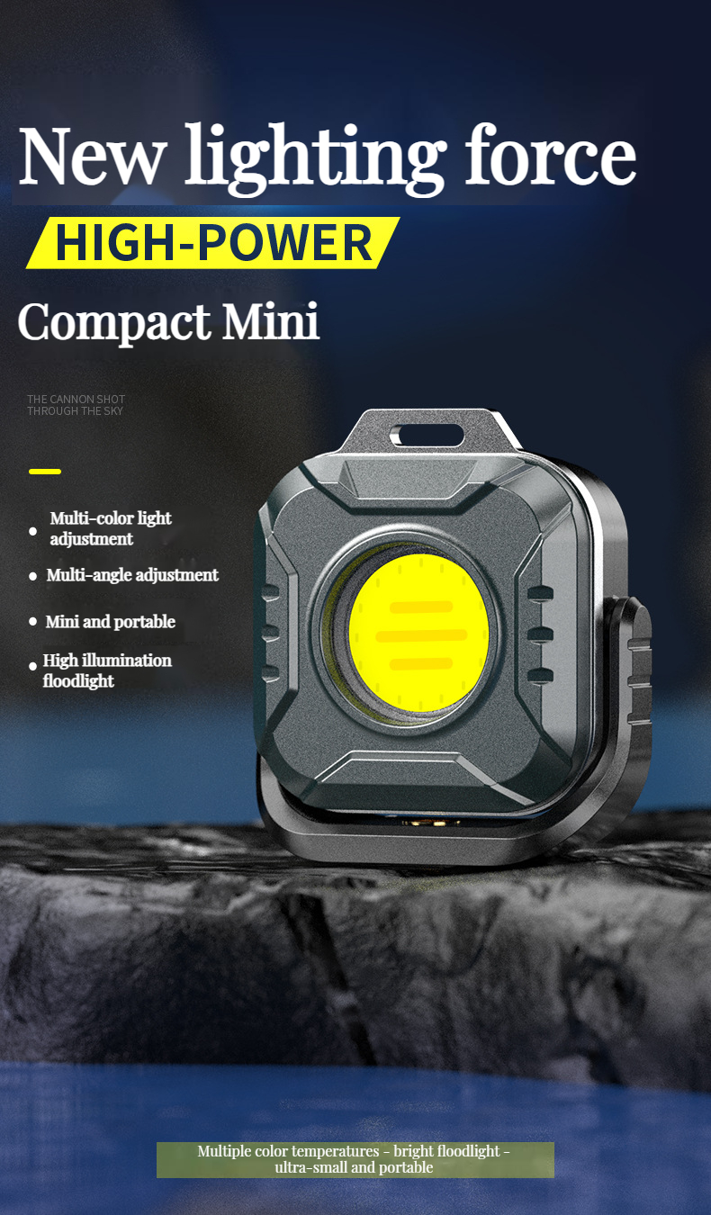 Multi functional new mini COB portable light, hiking camping light ...