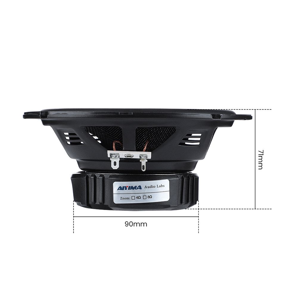 AIYIMA 6.5 Inch Audio Car Midrange Bass Speakers 40W Glass Fiber Bullet Woofer Loudspeaker DIY ...