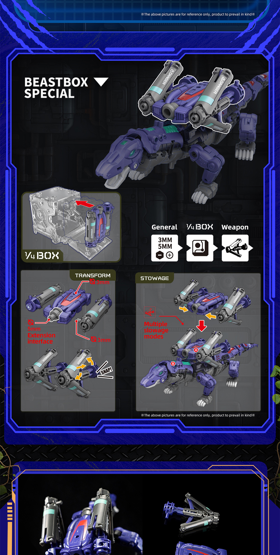 52TOYS BEASTBOX BB-66 Kommando with Bonus Mecha Deformation Action ...