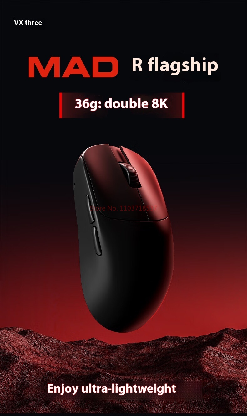VXE MAD R/R MAJOR light weight Dual 8K mouse 2.4G wireless wired ...