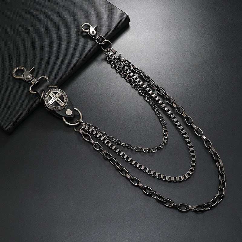 Hip Hop Heavy Metal Industrial Style Pants Chain Men's And Women's ...
