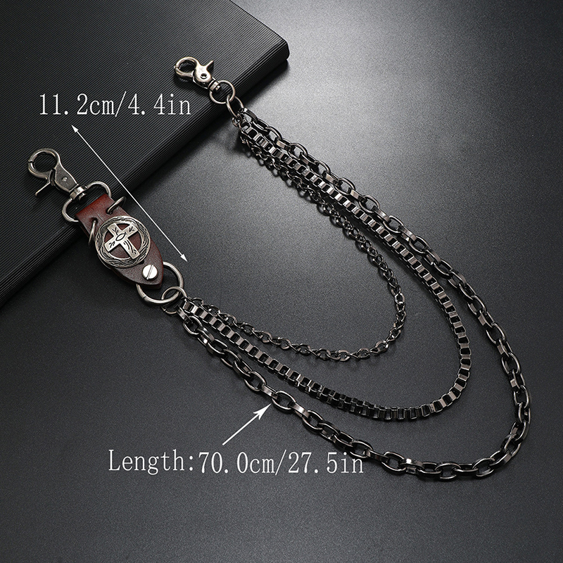 Hip Hop Heavy Metal Industrial Style Pants Chain Men's And Women's ...