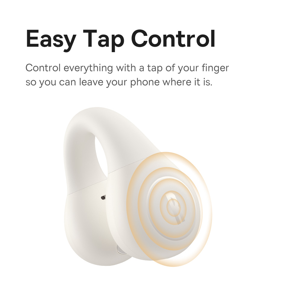 Baseus Bass 15 Clip Open-Ear TWS Earbuds Wireless Earphone Bluetooth 5. ...