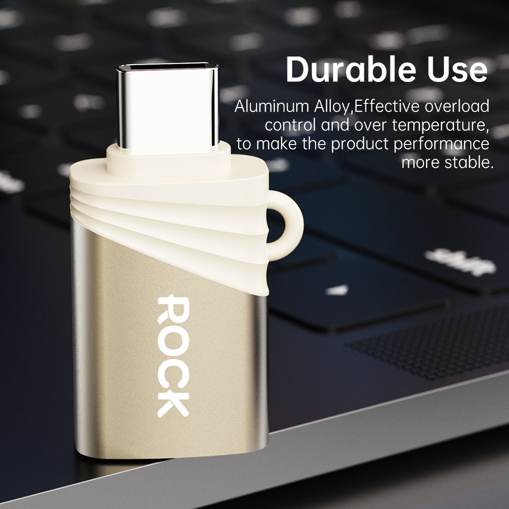 Rock Space L12 AF 3.0 to Type-C OTG Adapter USB to Type-C Converter ...