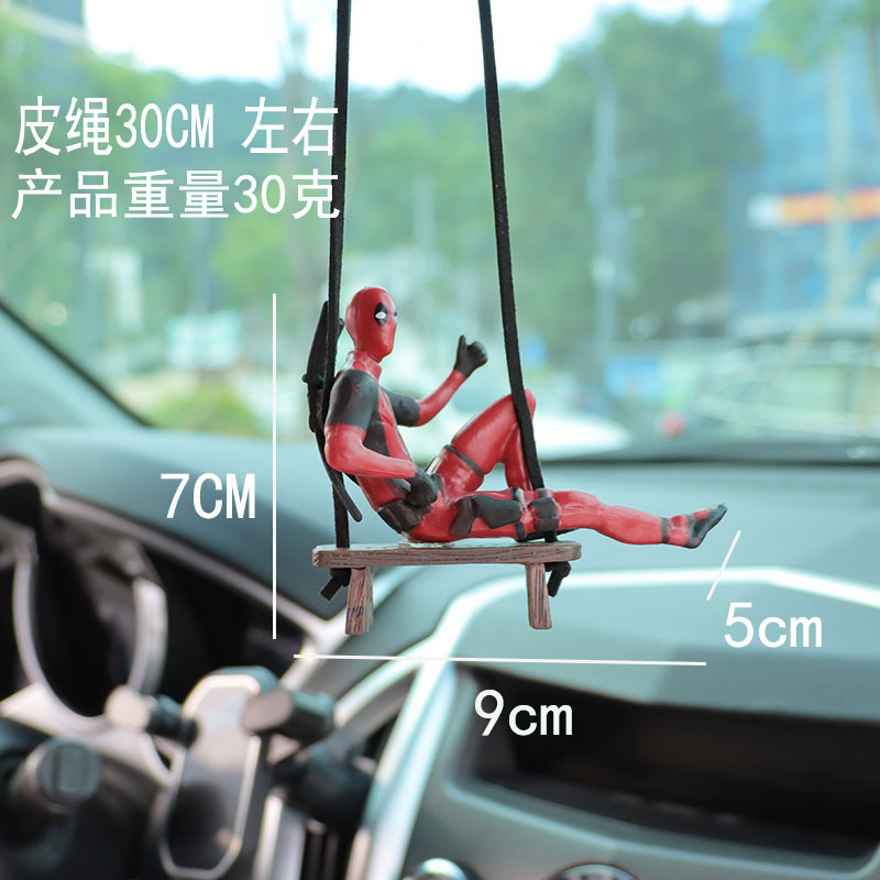 Cool Character Deadpool Action Figure Model Car Interior Ornament ...