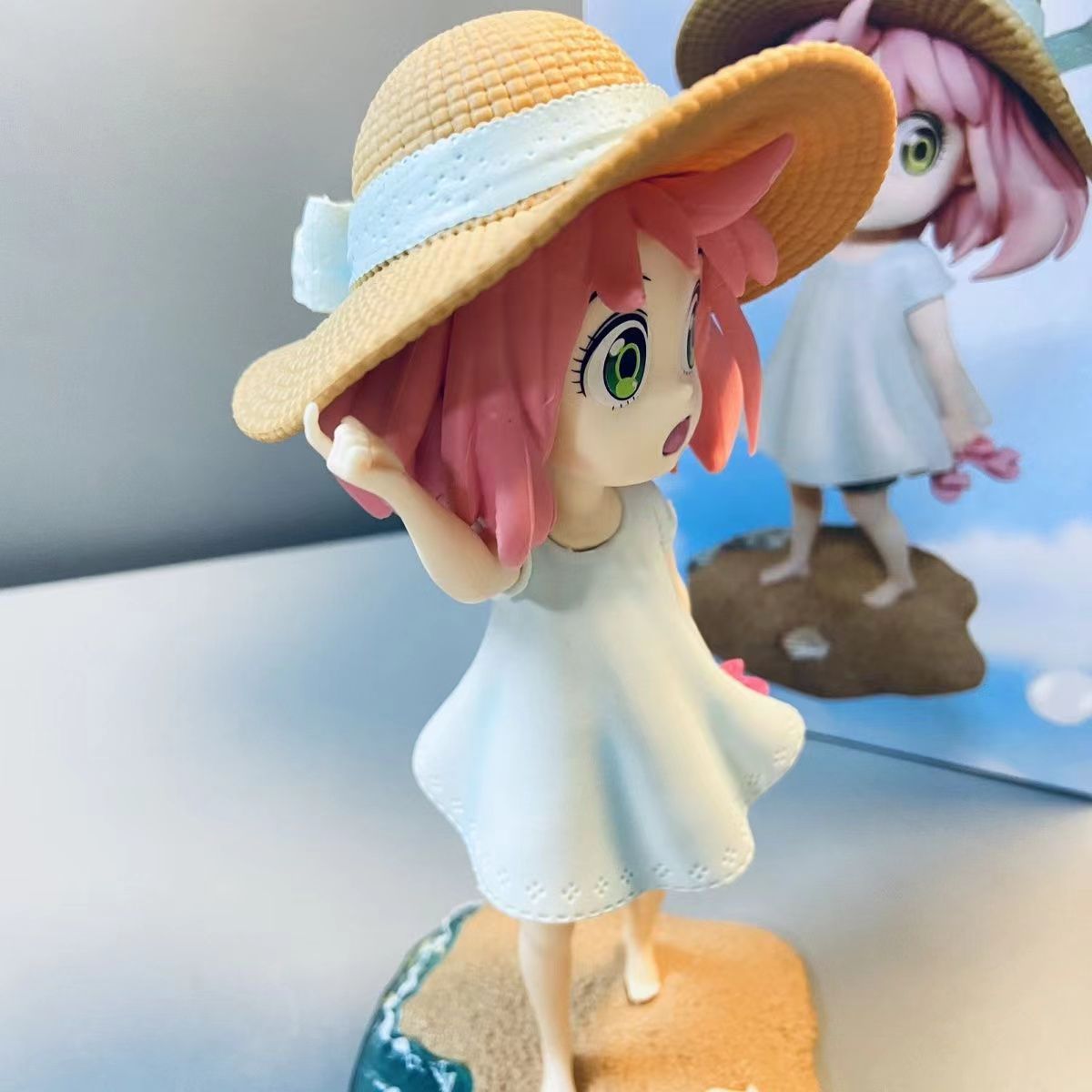 30 cm Anime Anya Forger Figure Beach Yor Forger Action Figures SPY× ...