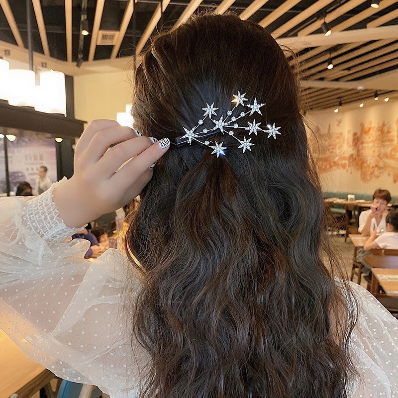 New Star Diamond Hairpin for Girls Korean Fashion Side Hair Clips for ...