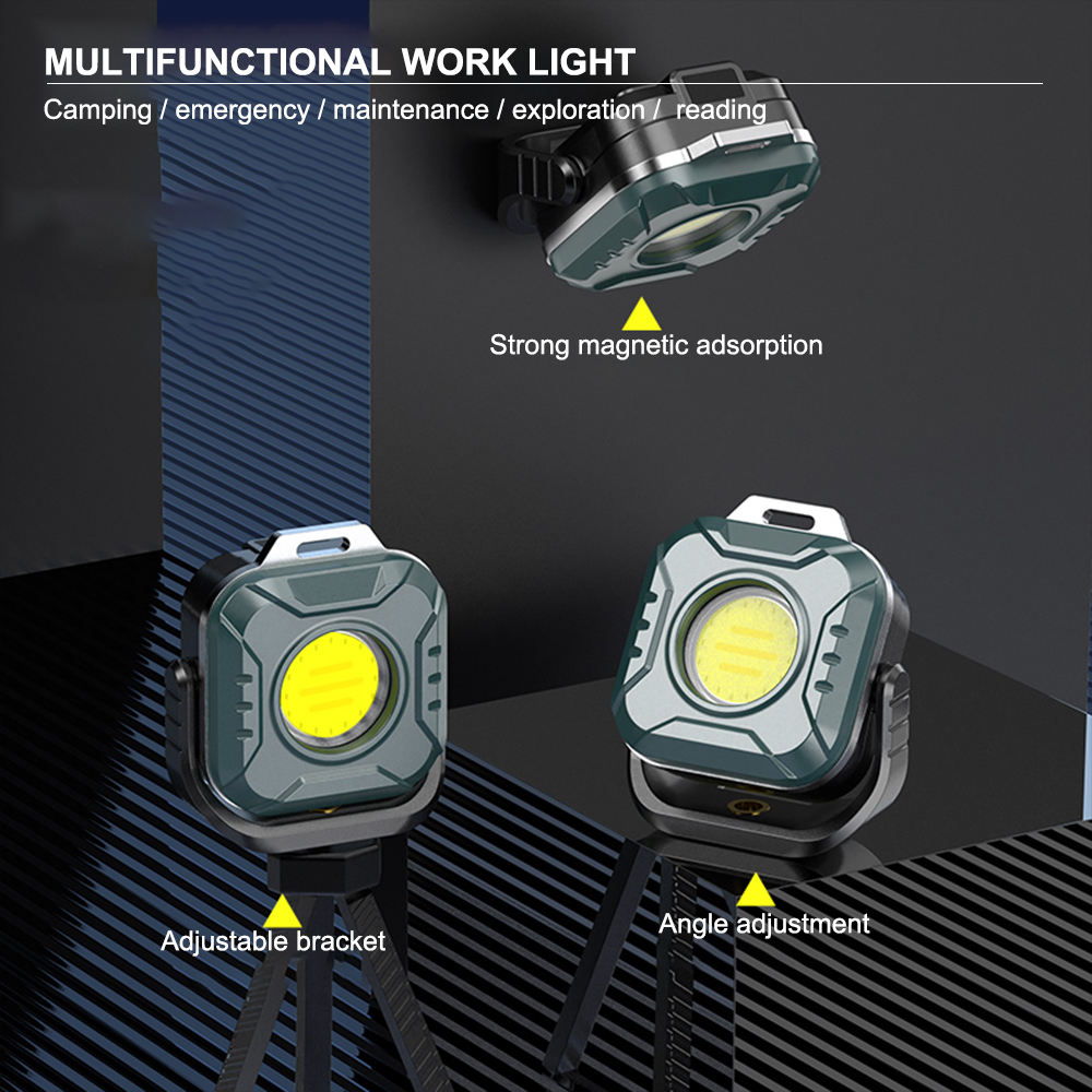Asafee Ultra Bright KXK-986 Camping Work Light COB LED Mini Portable Work Light Key Light 500LM ...