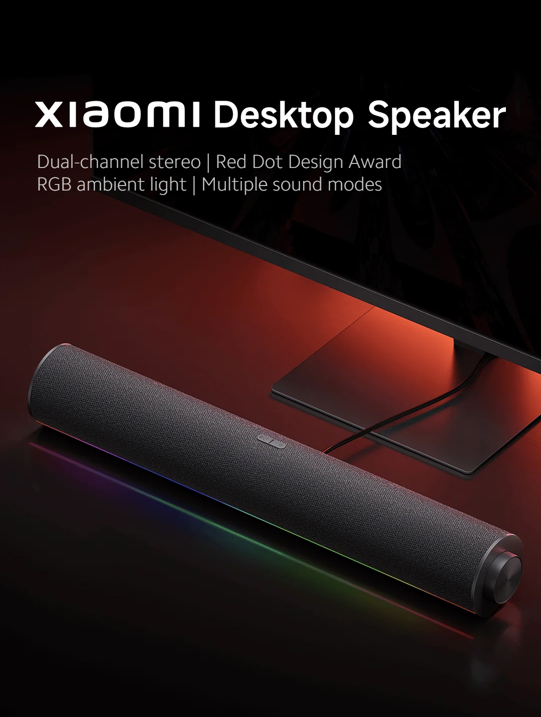 Xiaomi Desktop Speaker Global Version|RGB ambient light | Multiple ...