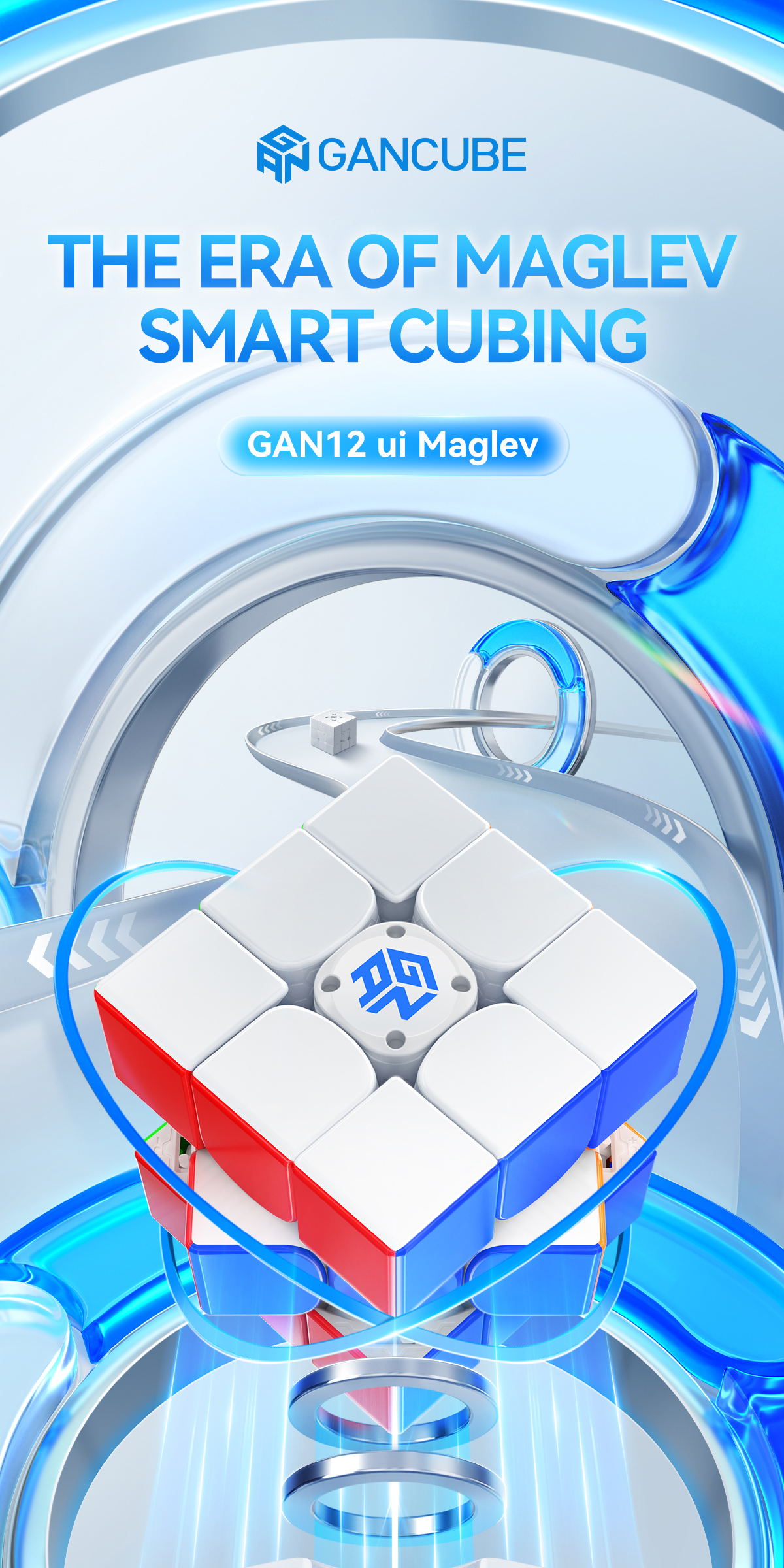 GAN 12 ui Maglev 2024 Flagship Smart Cube Smooth for Competition Oline ...