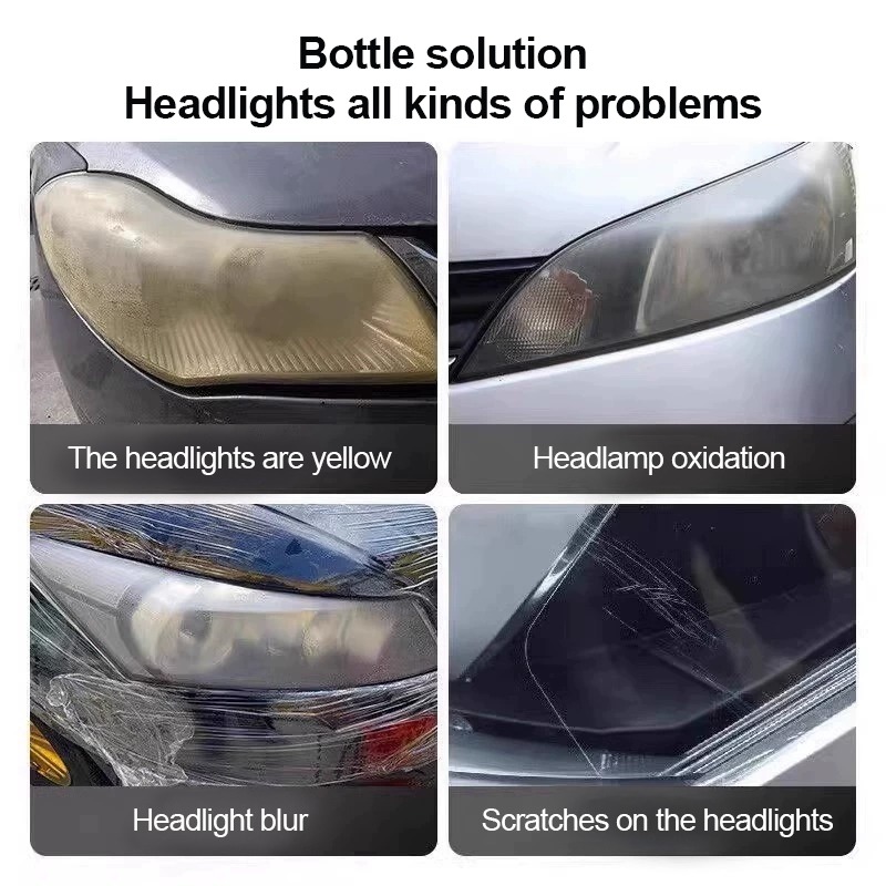 【1 Second Recovery】scratch remover 150g car Headlight Cleaner restorer ...