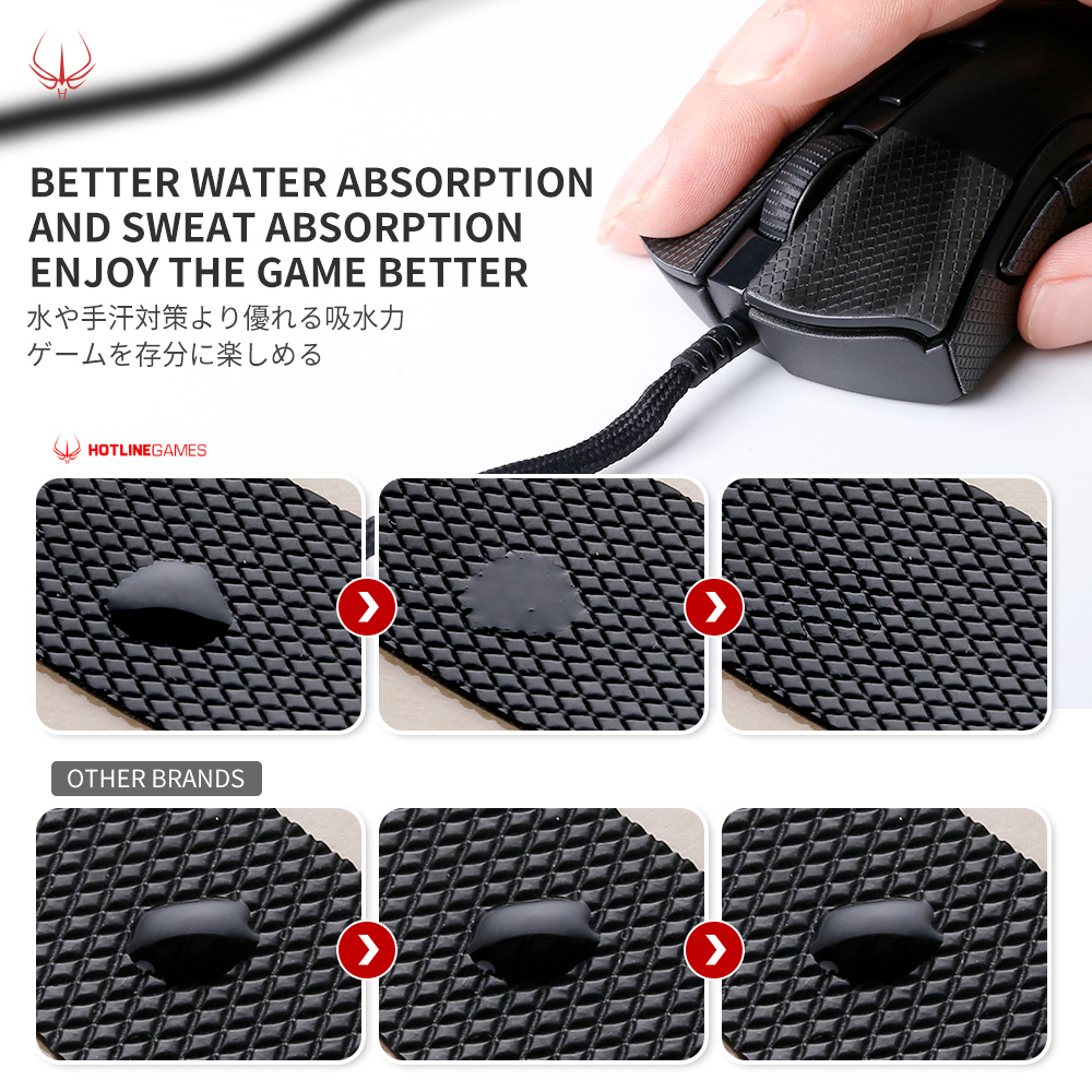 Hotline Games 2.0 Plus Mouse Grip Tape For Logitech G502 X / G502 X ...