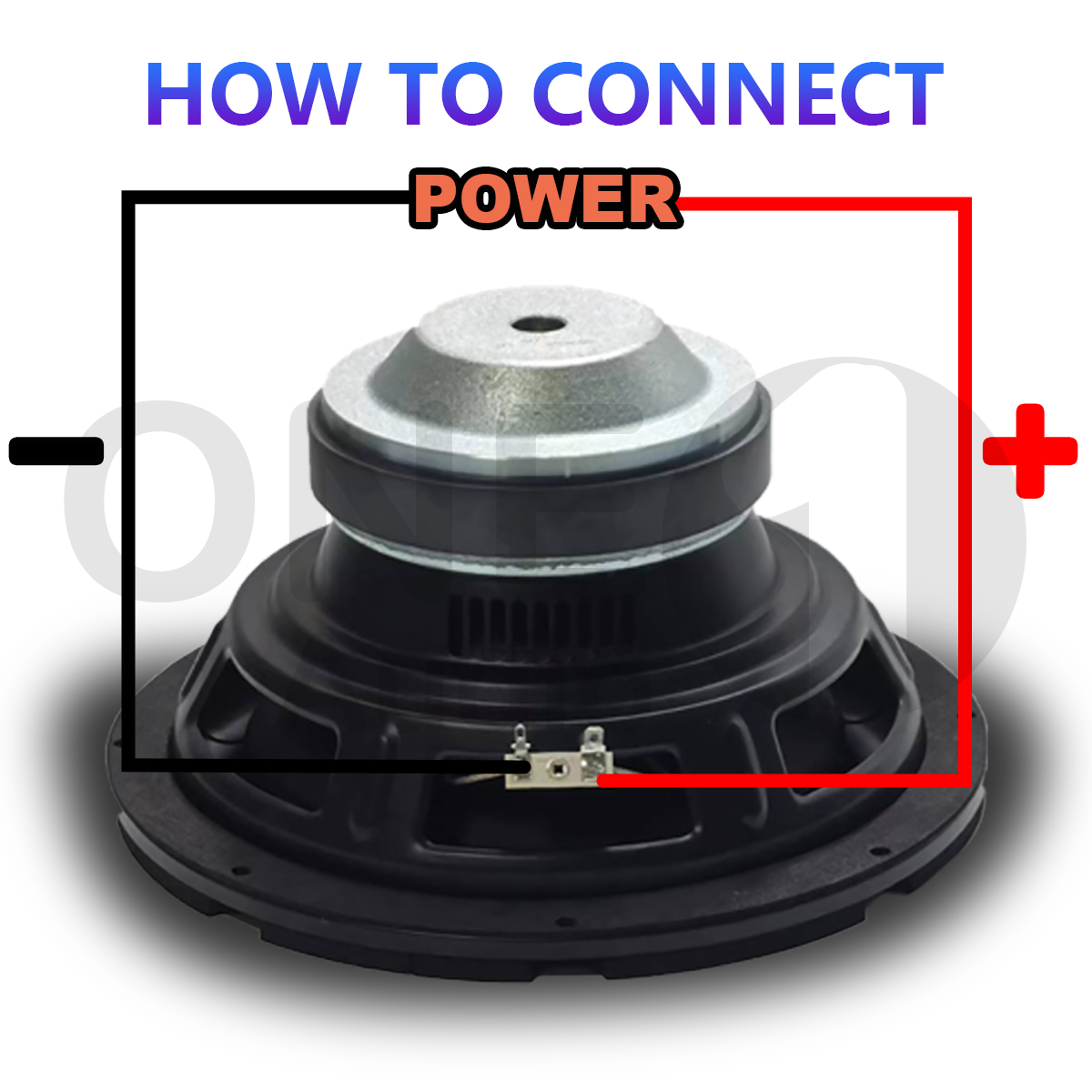OneAudio HK 10-inch Bass 3ohms 200W Subwoofer Car Speaker Subwoofer ...