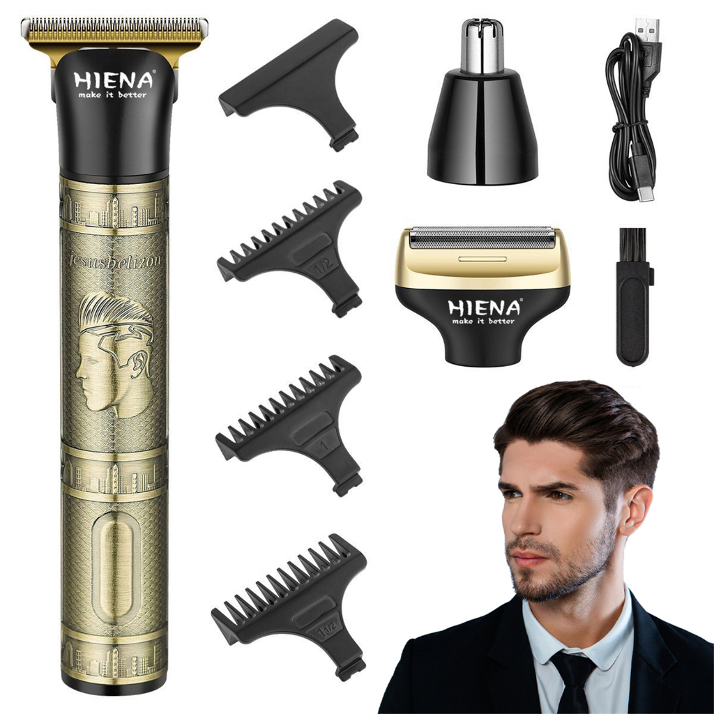 Hiena Multifunctional Rechargeable Hair Nose Ears Beard Shaver Trimmer ...