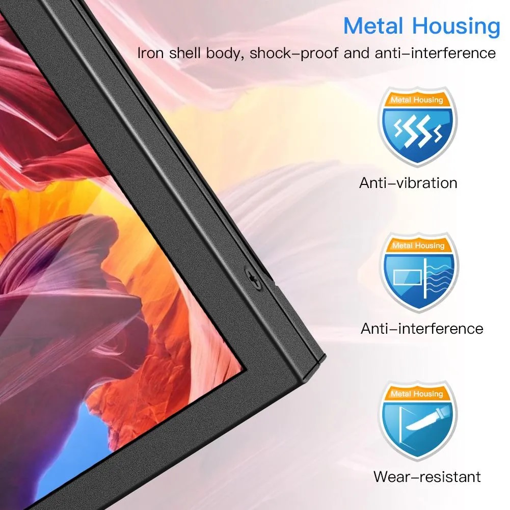 Eyoyo 7 inch Small HDMI LCD Monitor, Portable 1280x800 16:10 IPS Screen ...