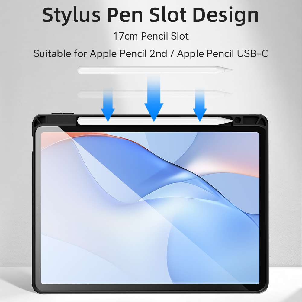 360 ° Magnetic Detachable Separation Sliding Rail Case for iPad Air 6th ...