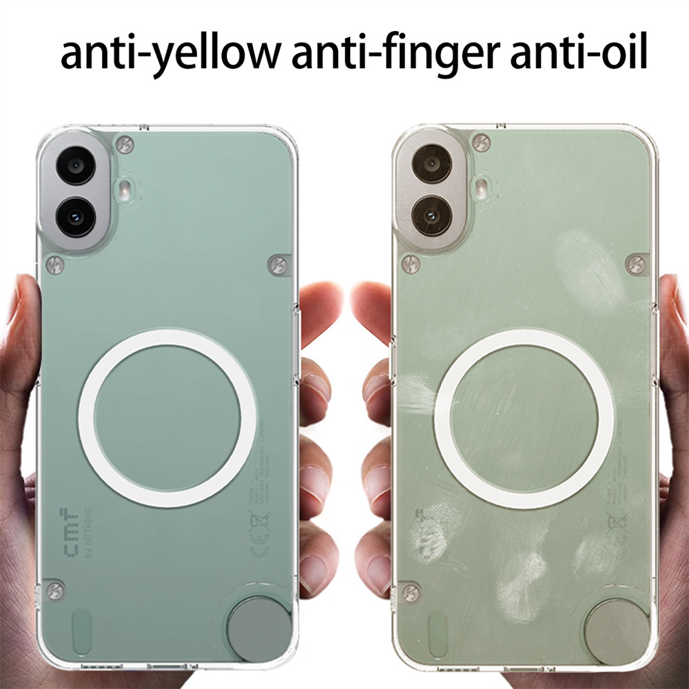 Airbag Clear Shockproof Case Nothing CMF Phone 1 Casing Magnetic ...