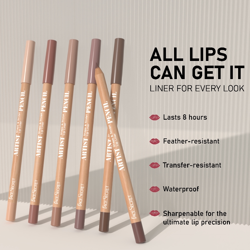 Face Secret 6Pcs/set,Waterproof Liners Makeup Lipliner Matte Velvet ...