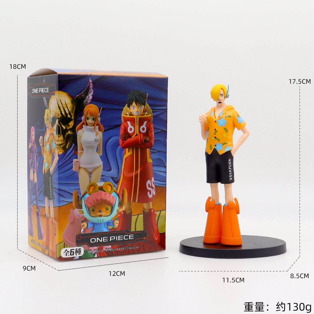 1Pcs 10-18cm Anime One Piece Figure Egghead Island Luffy Tony Tony ...