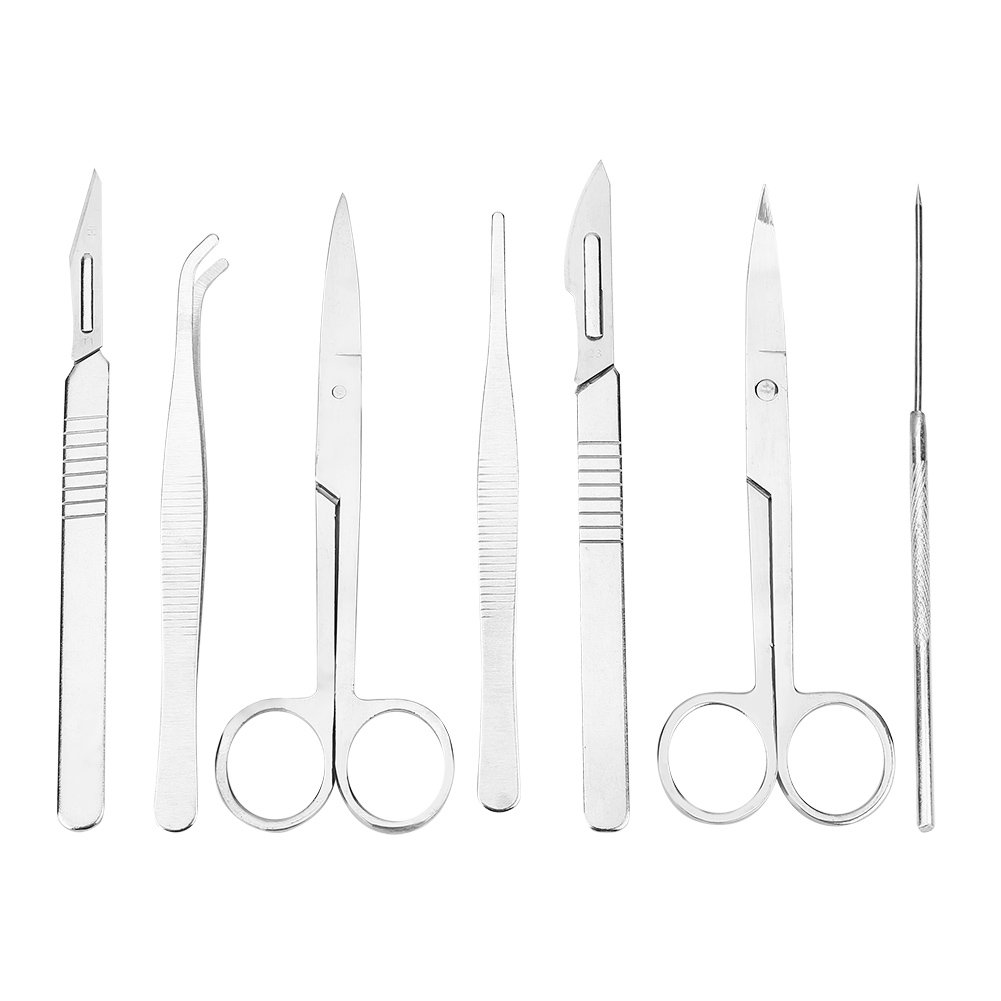 Stainless Steel Dissector Farm Animal Dissecting Kit Microscope ...