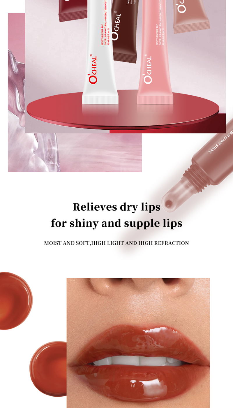 Ocheal Water-Light Dudu Lipstick: Mirror Gloss, Rich Lip Oil ...