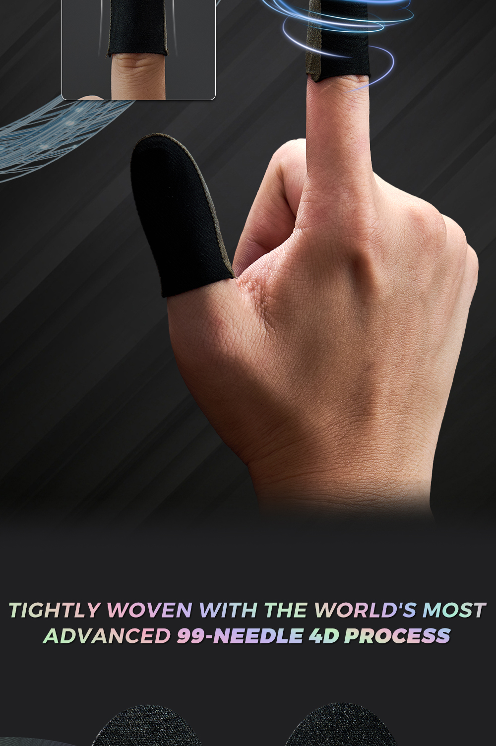 Zkronsky Gaming Finger sleeve for mobile game ProMaxhyper Series 99-pin ...