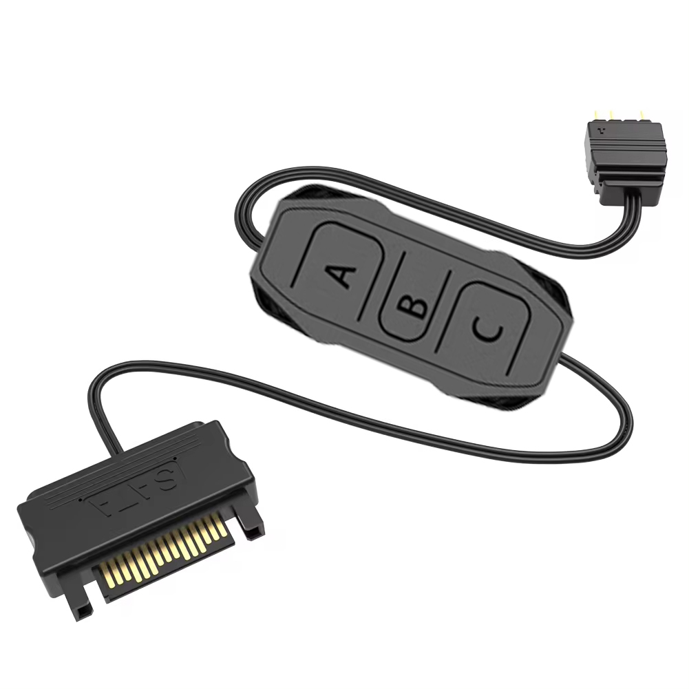 Sata to 5V 3-Pin ARGB Controller Cable SATA Power Supply ARGB Mini ...