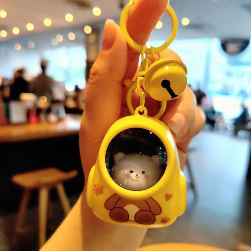 Cute Little Bear Backpack, Small Night Light, Keychain for Bag ...