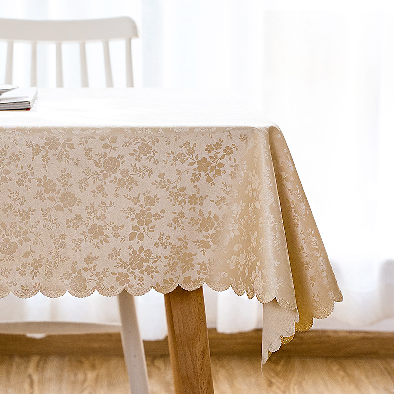 Luxury Table Cloth 4/6/8 Seater Rectangular Dining Table Cover ...
