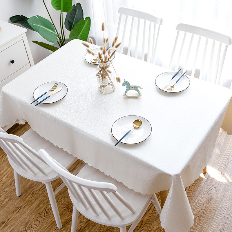 Nordic Table Cloth 4/6/8 Seater Rectangular Dining Table Cover ...