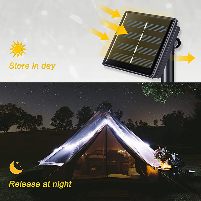 32M 22M 12M 7M Outdoor Waterproof Solar Christmas Light Garland Festoon ...