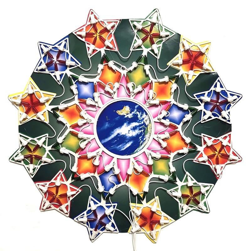 【BUY 1 TAKE 1】 Christmas Lights Sunflower Christmas Lantern Parol ...