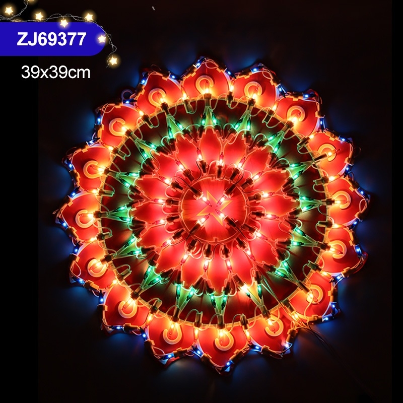 【BUY 1 TAKE 1】 Christmas Lights Sunflower Christmas Lantern Parol ...