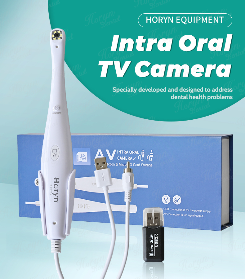 Dental Endoscope Wired Intraoral Camera VGA TV Output with SD Card ...
