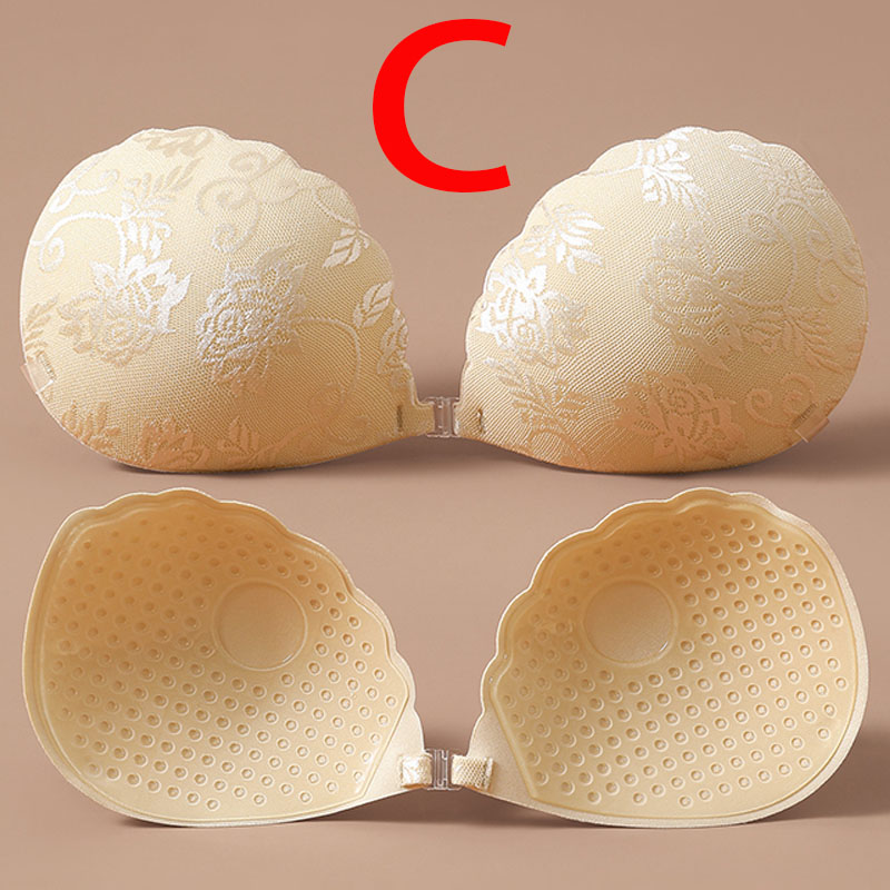 A-D cup Invisible Nude Bra Push Up Chest Paste Sexy Breast Pasty ...