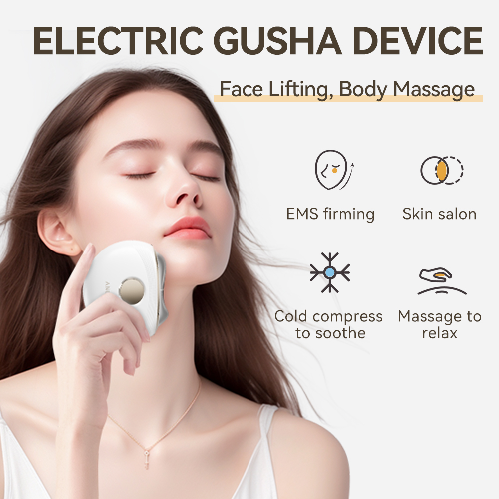 ANLAN Electric Guasha Scraping Massager Heat/Cold Vibration Neck Face ...