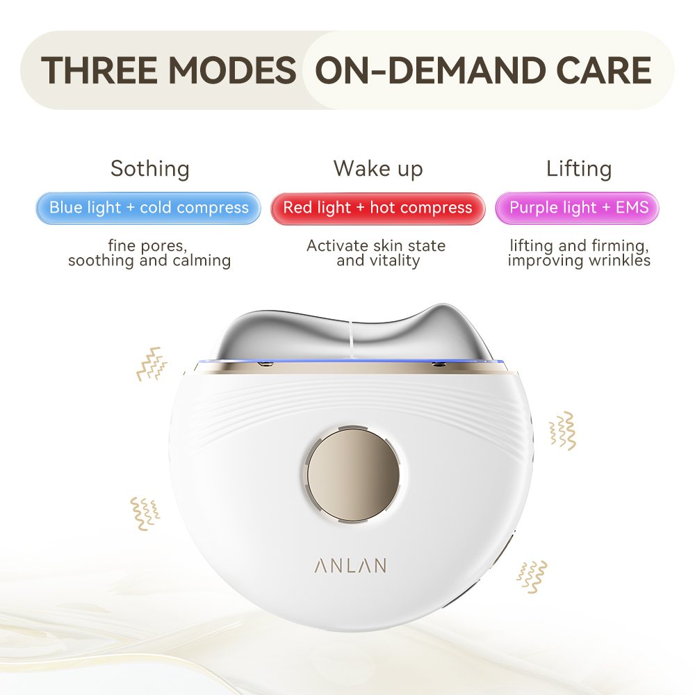 ANLAN Electric Guasha Scraping Massager Heat/Cold Vibration Neck Face ...